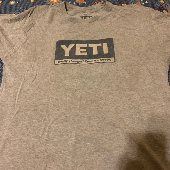 Yeti | Shirts | Gray Yeti Tshirt | Poshmark